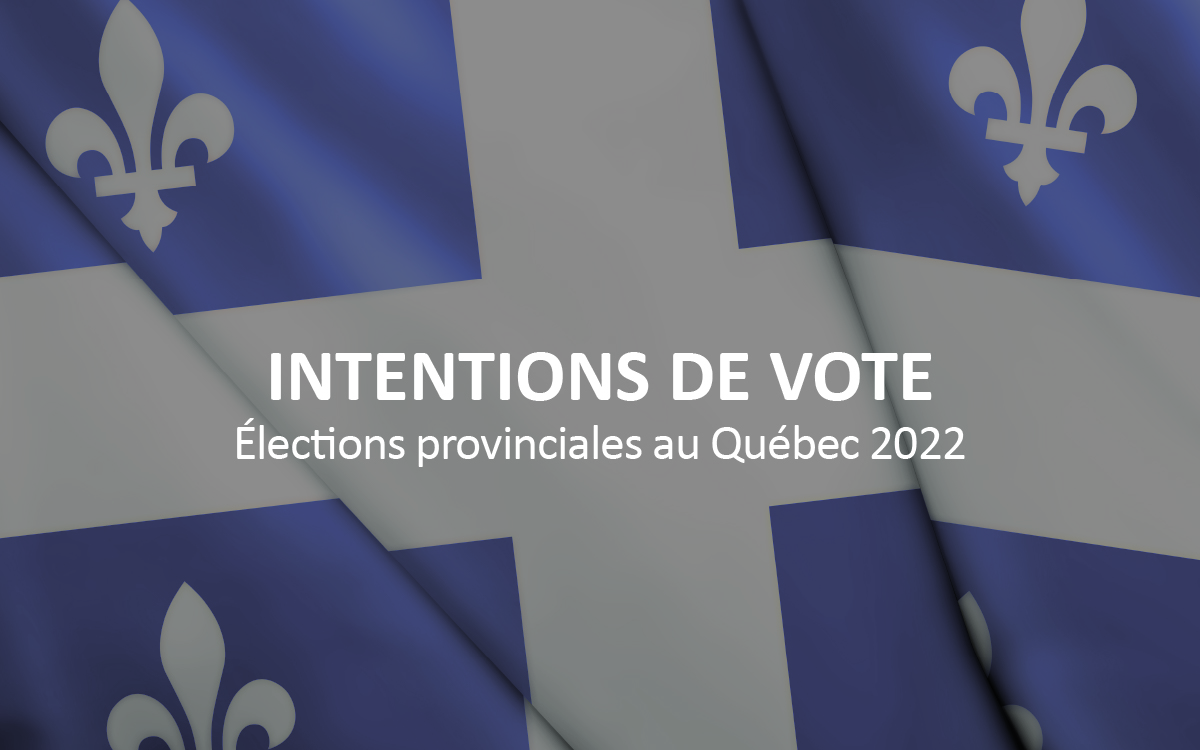 La politique au Québec – 22 juin 2022 - Leger