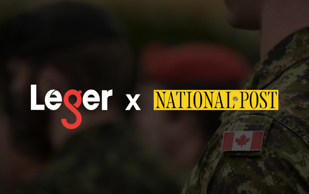 Opinions Toward the Canadian Forces - Leger